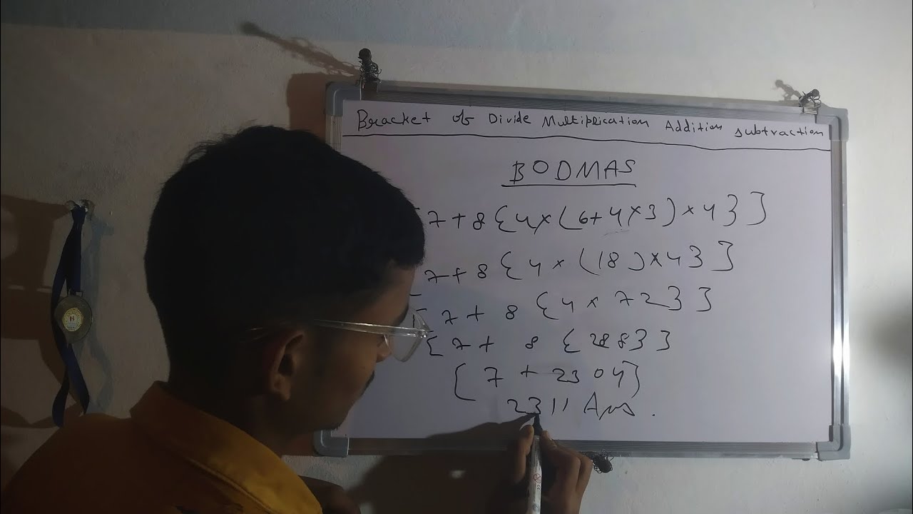 Bodmas Mathematics ️kr Class Basic Level Easy 📝mathematics 2098