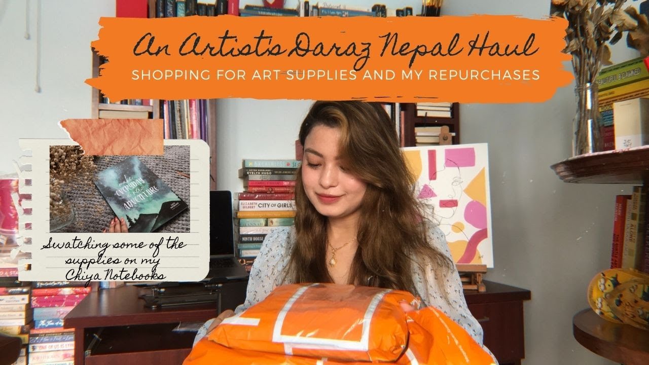 An Artist's Daraz Nepal Haul | Shopping for Art Supplies and My ...
