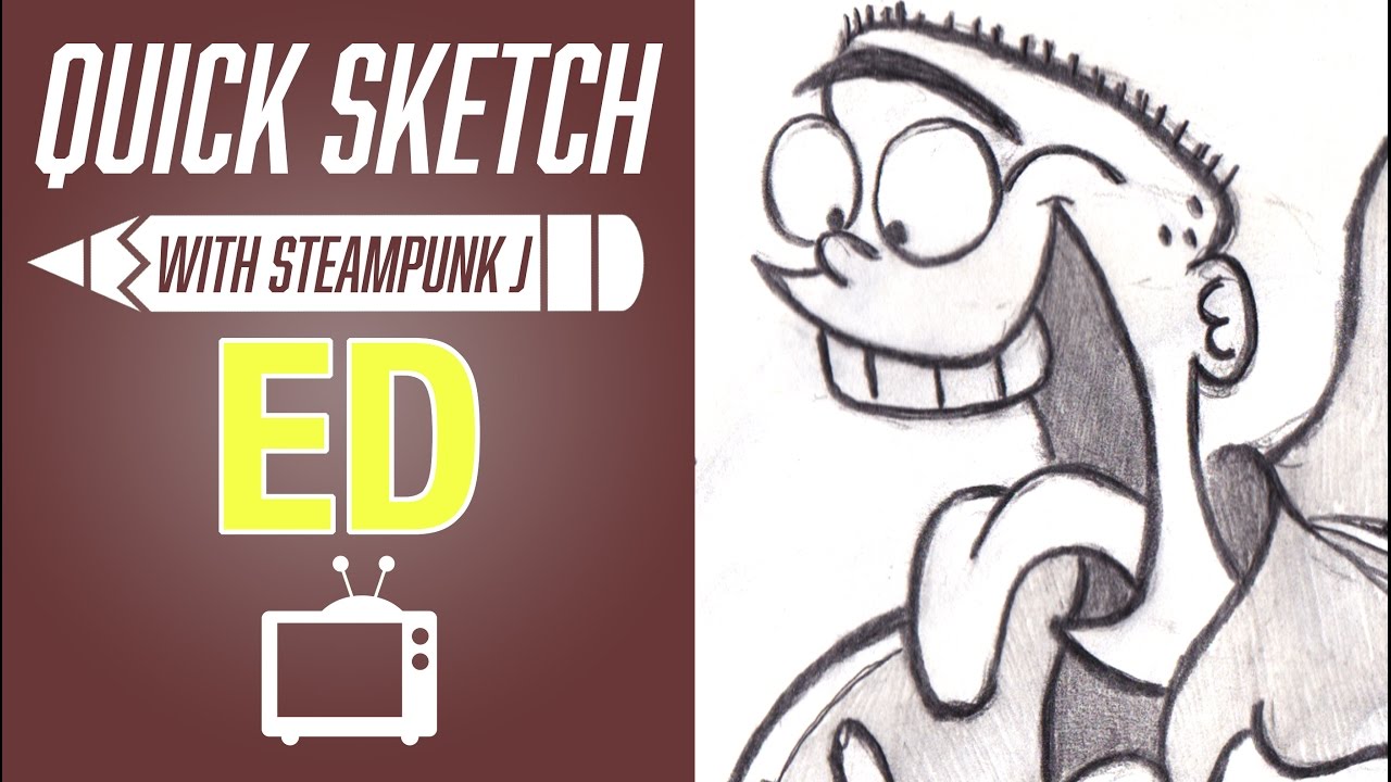 Quick Sketch: Ed from Ed, Edd n Eddy - YouTube