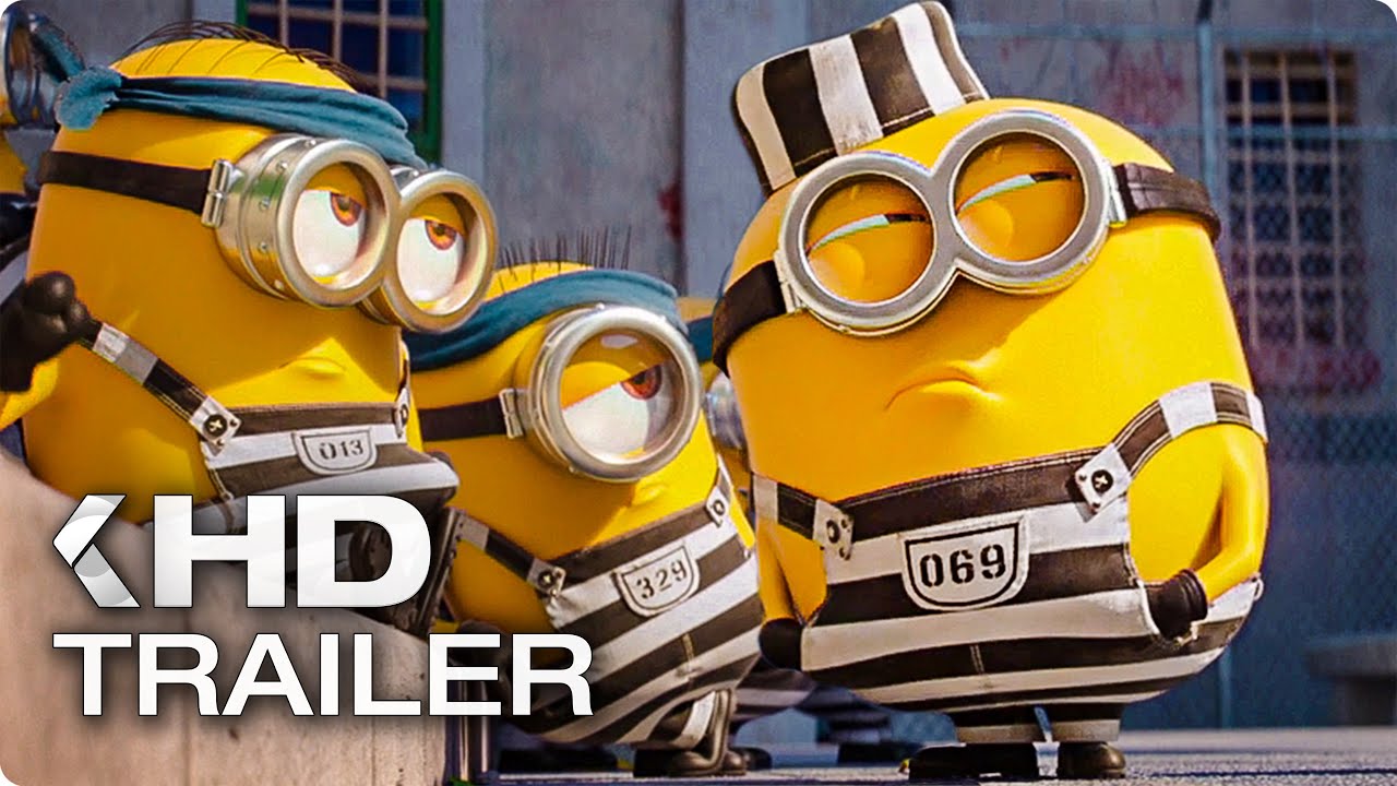 DESPICABLE ME 3 "Minions In Prison" Clip & Trailer (2017) - YouTube