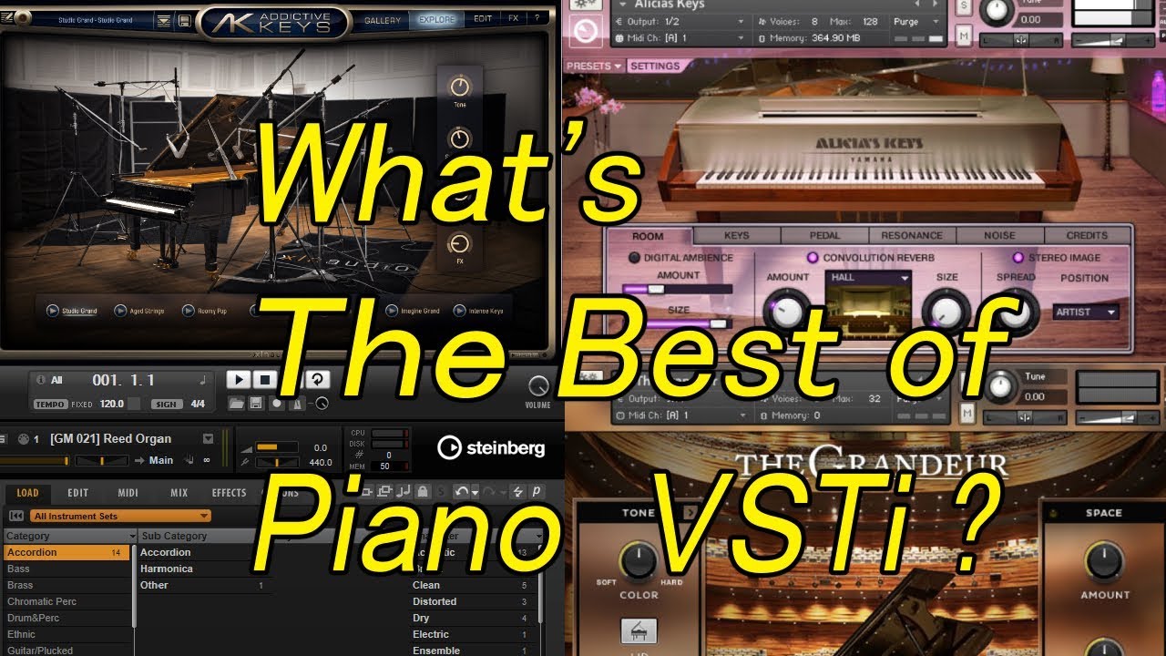 PIANO音源(VSTi)比較 -What's The Best of Piano VSTi- - YouTube