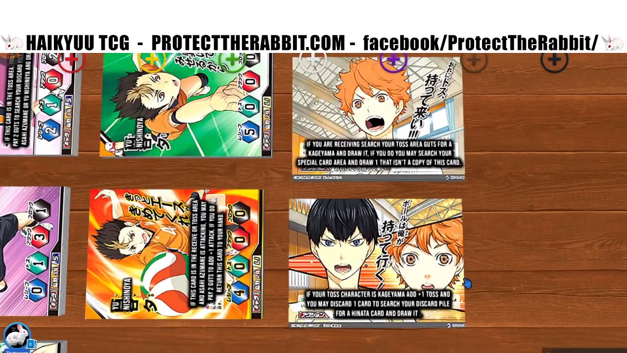 Karasuno Deck building Haikyuu TCG - YouTube