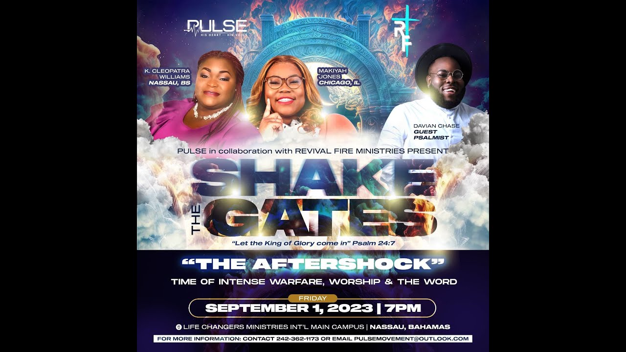 Shake The Gates - The Aftershock | Friday, September 1st, 2023 | 7pm ...