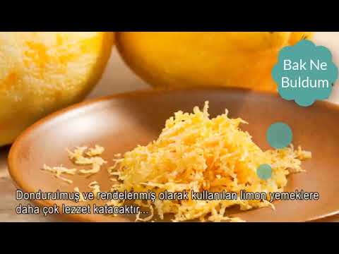 Dondurulmuş Limonun İnanılmaz Faydaları