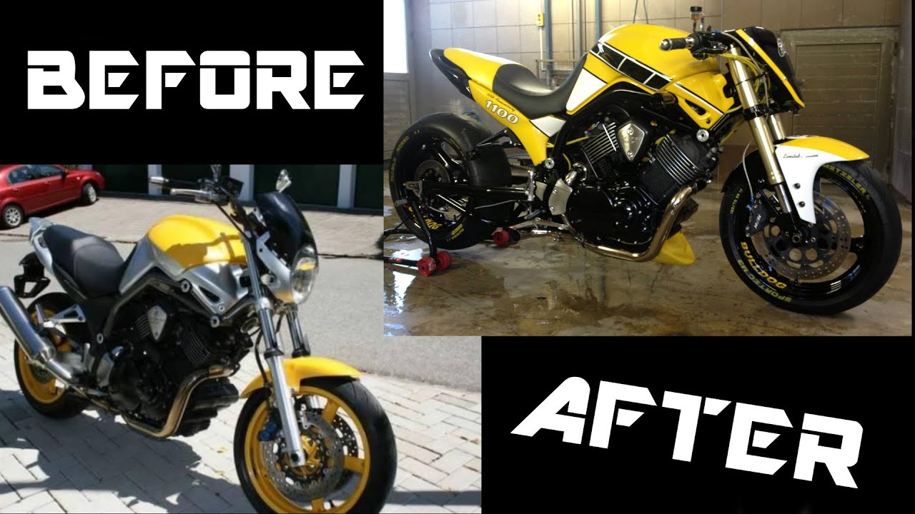 YAMAHA BT1100 BULLDOG MODIFICATION - YouTube