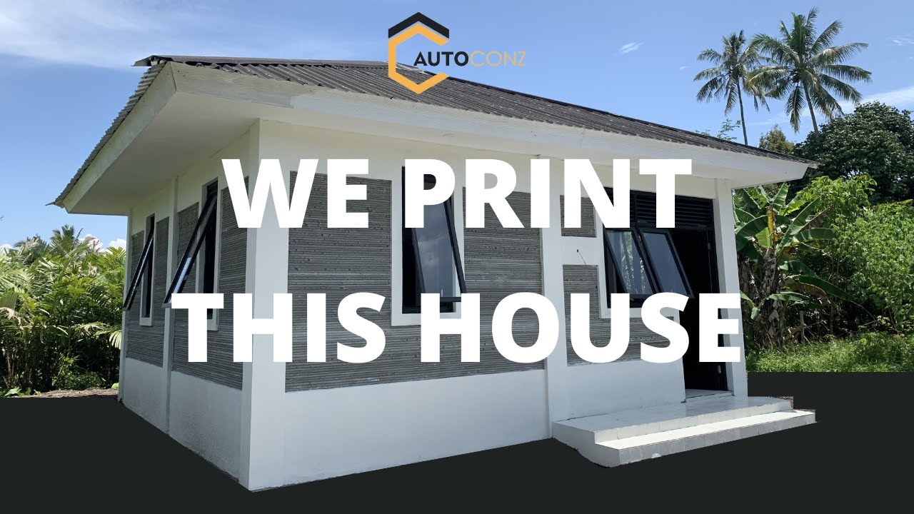 The First 3D Printed House in Indonesia Documentation - YouTube