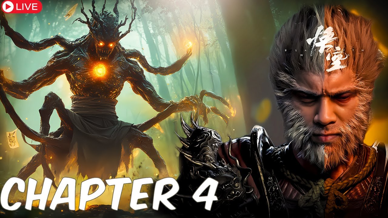 Black Myth Wukong |Chapter 4 Rosy Cheeks Gray Hair Walkthrough ...