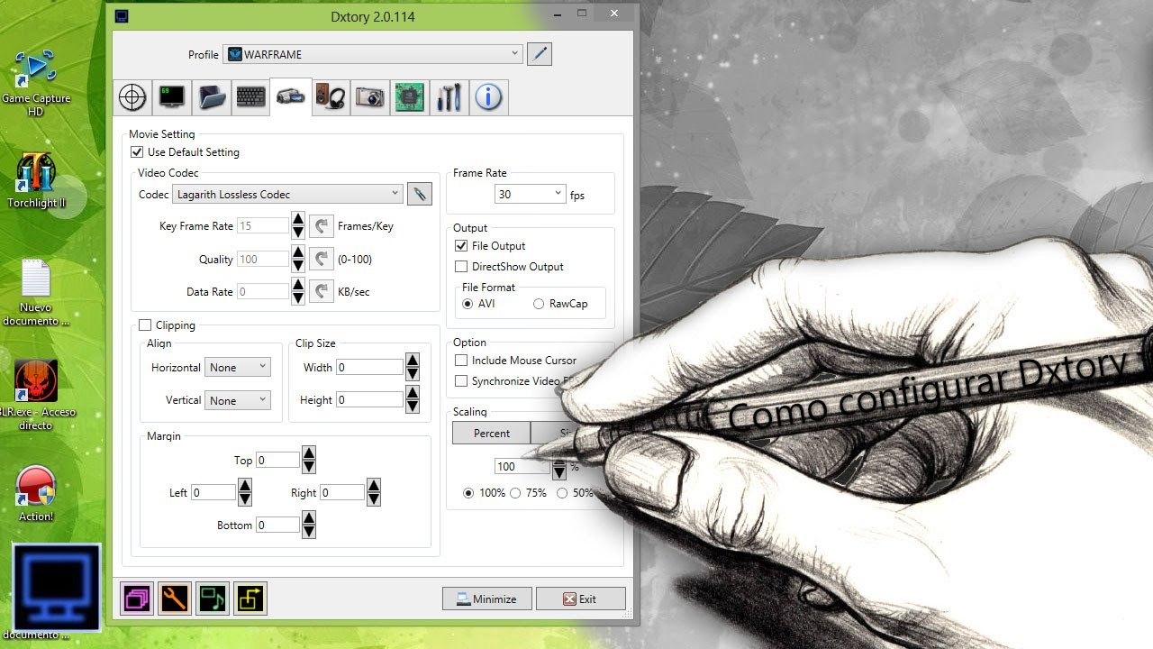 Manual del Youtuber 03 - Como configurar Dxtory - YouTube