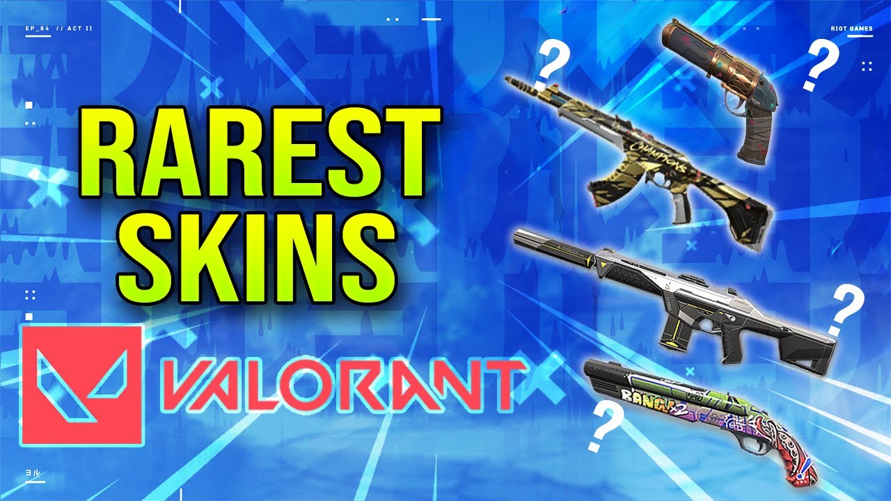 Top 10 Most Rarest Skins in Valorant - YouTube