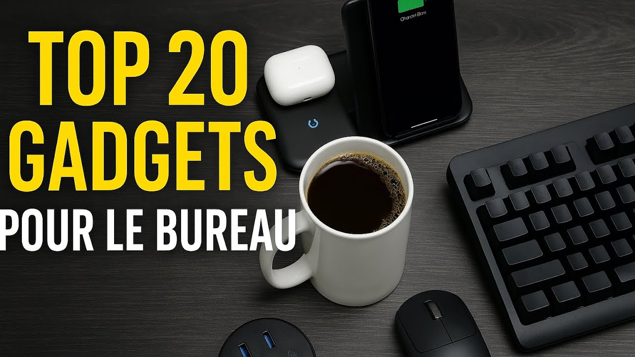 20 GADGETS INTELLIGENTS POUR TRANSFORMER TON BUREAU - YouTube