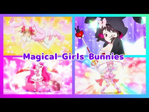 Magical Girls Bunnies【 Anime Transformation】 - YouTube