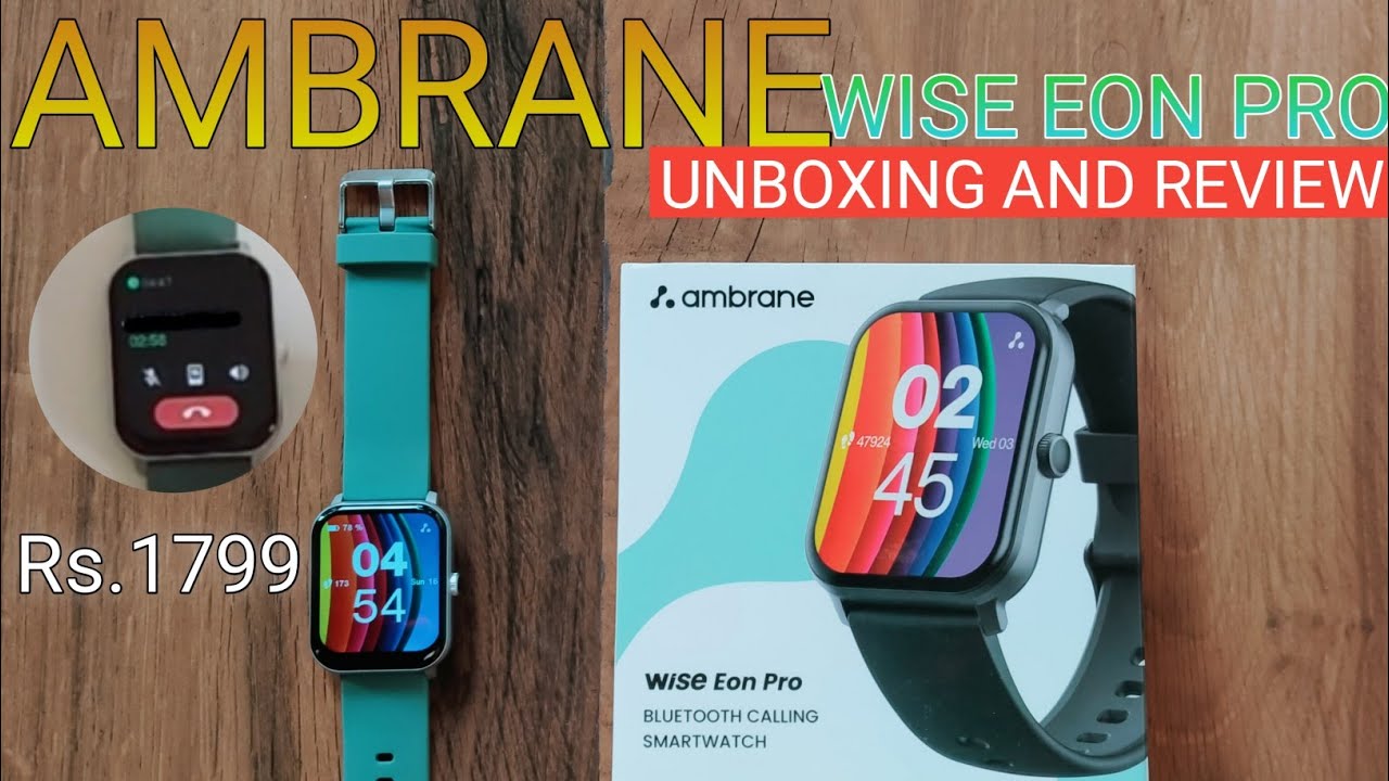 Ambrane Wise Eon Pro🔥 1.85inch display🔥Unboxing And Review🔥 BEST ...