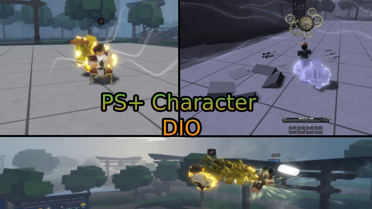 DIO PS+ character showcase... And Private server shenanigans. [Curse ...
