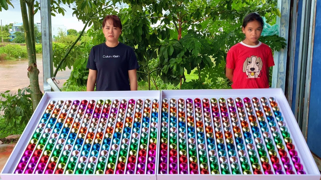 full-color ball sorting is very smart and smooth - YouTube