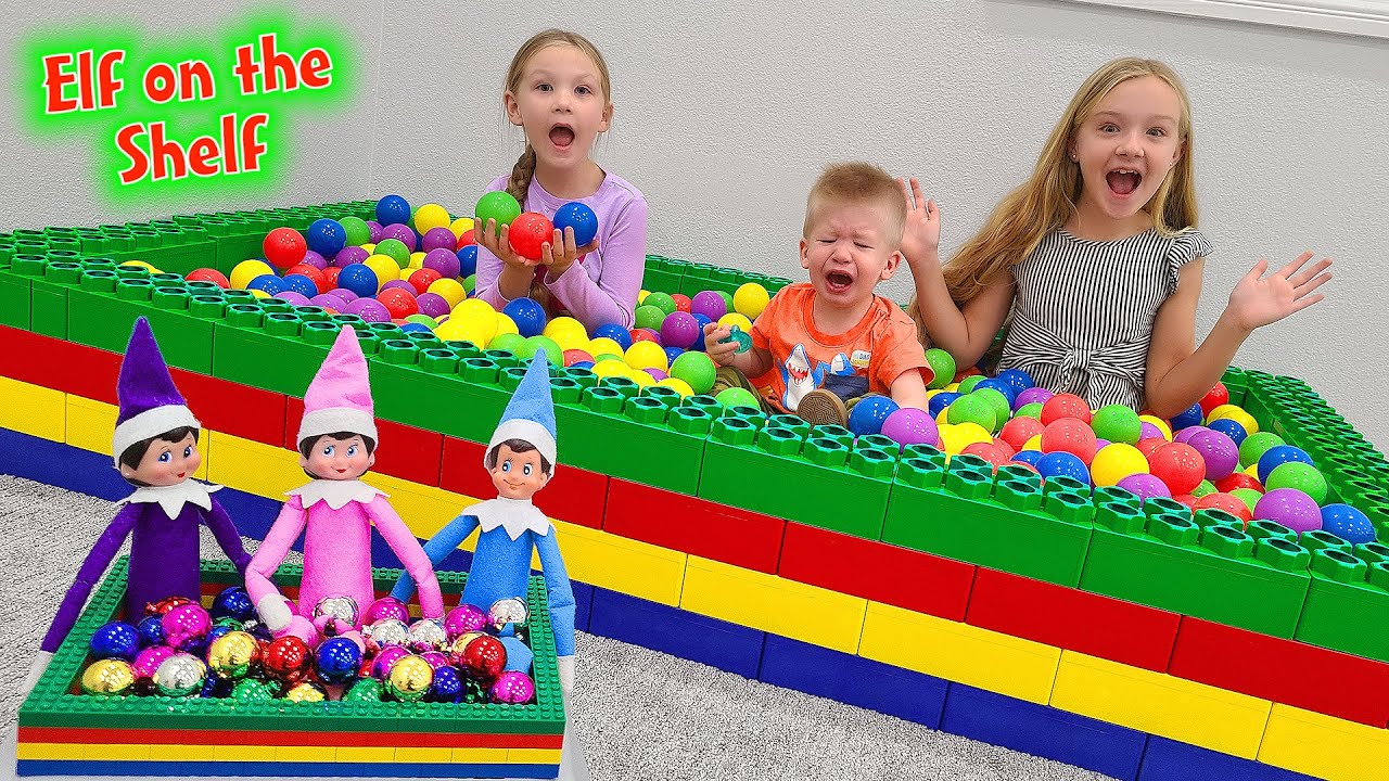 Elf on the Shelf World's Smallest Ball Pit!!! - YouTube