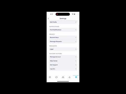 How to delete an account in Niantic Campfire app?