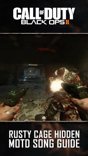 Mob of The Dead Hidden Song Easter Egg Guide "Rusty Cage" Black Ops 2 Zombies - YouTube