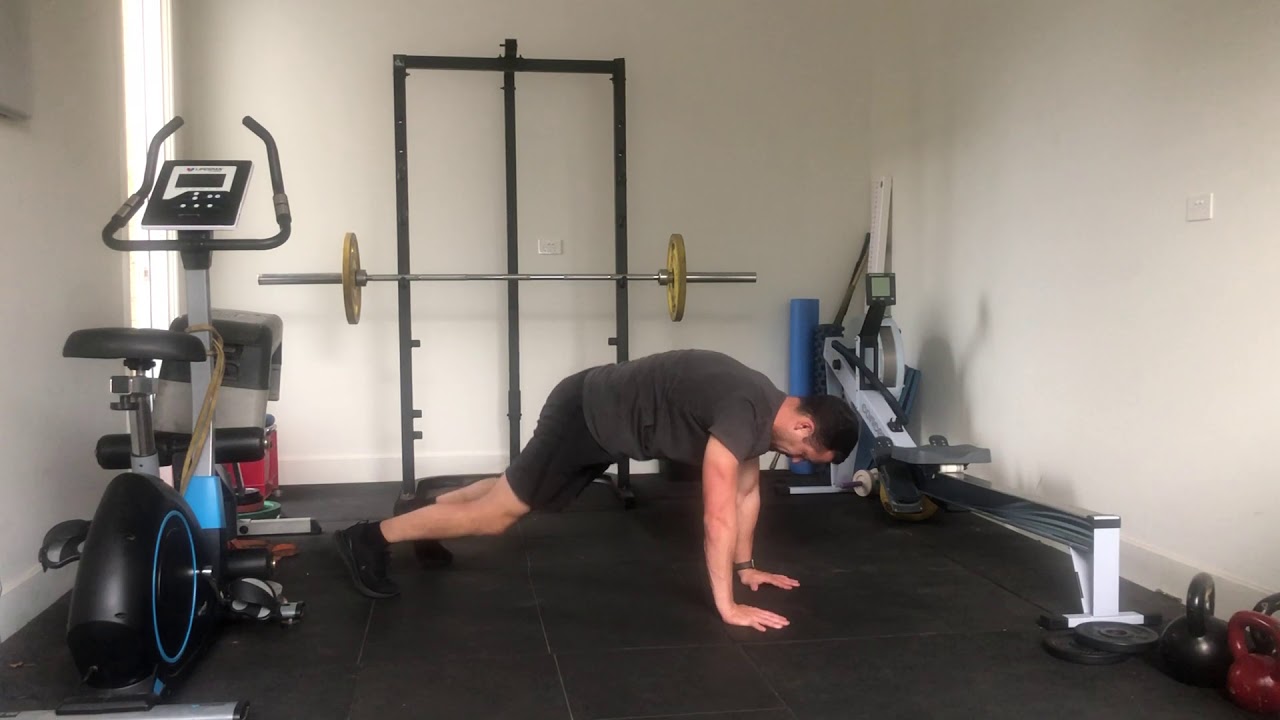 Burpee With Step Back - YouTube