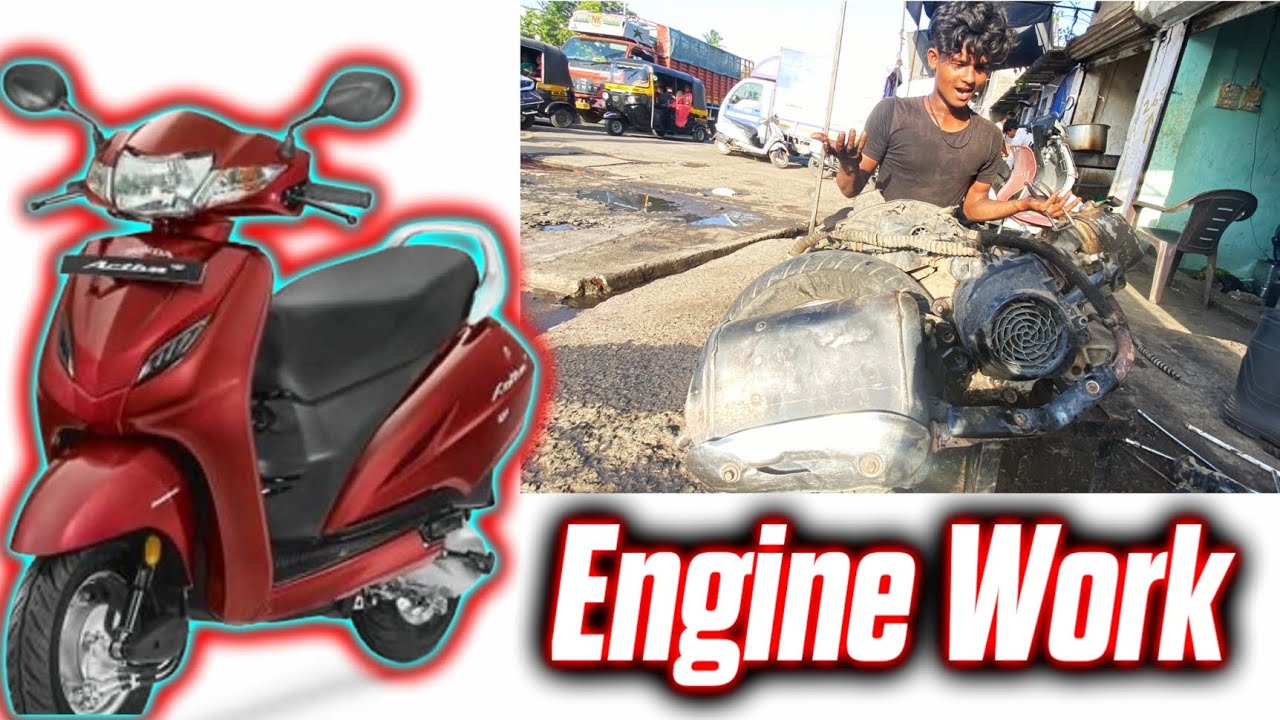 Honda Activa Full Engine Work | Engine Work | #engine #work #honda #activa #trending #viral # ...