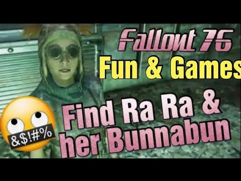 Find Ra Ra & her Bunnabun | Fallout 76 - YouTube