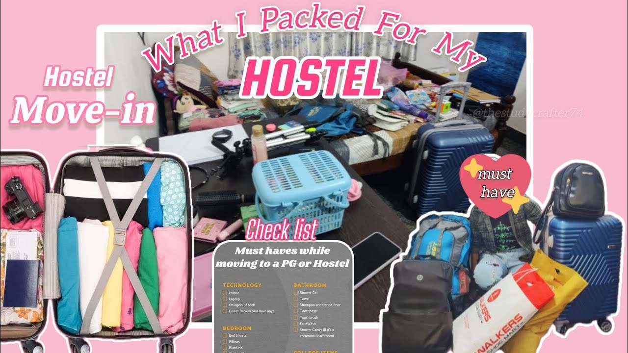 The Ultimate HOSTEL PACKING Guide : What You Need and What You Don't !🧳 ...