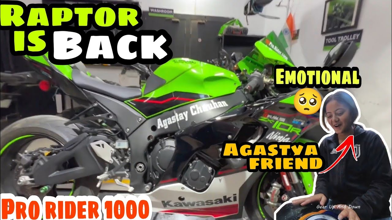 Pro Rider 1000 Raptor is Back || Agastya ki Friend Emotional Ho Gye🥺 ...