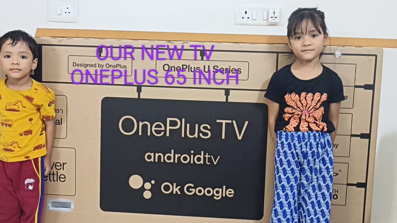 ONEPLUS 65 INCH U SERIES TV | OUR NEW TV #ONEPLUS TV #UNBOXING # ...