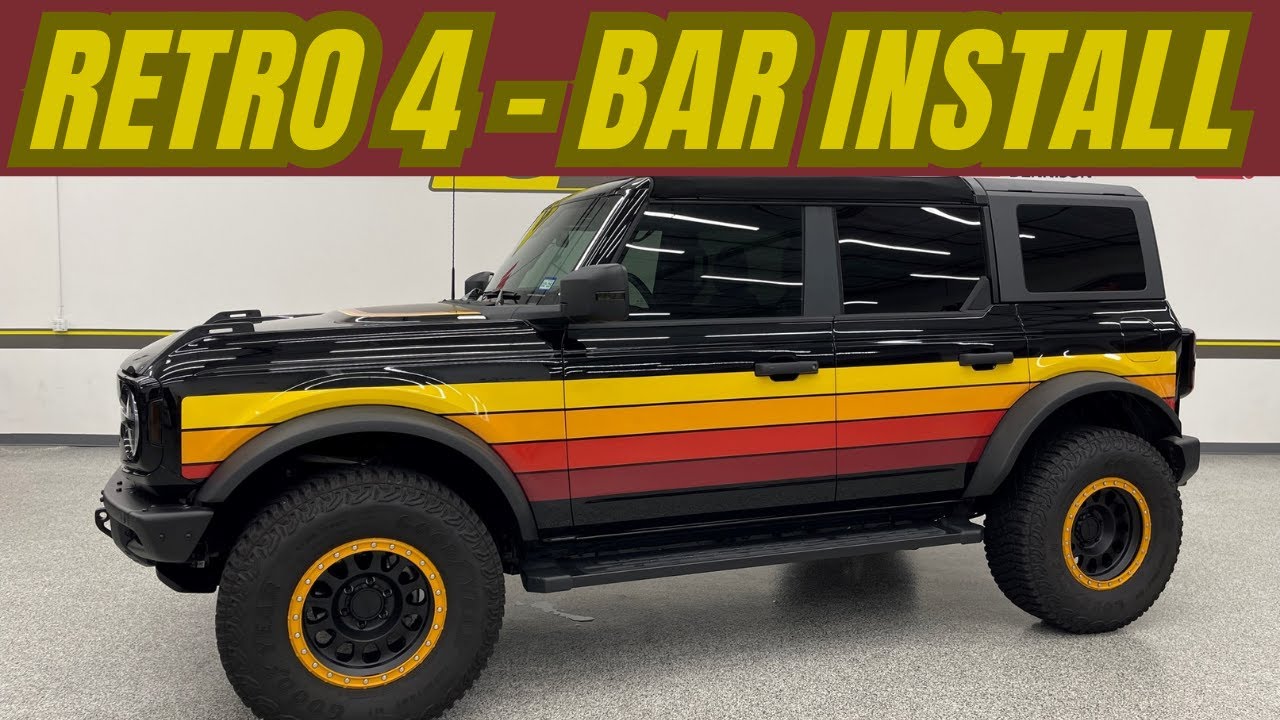 How To Install Your Bronco 4 - Bar Retro Side Panels | From Underground ...