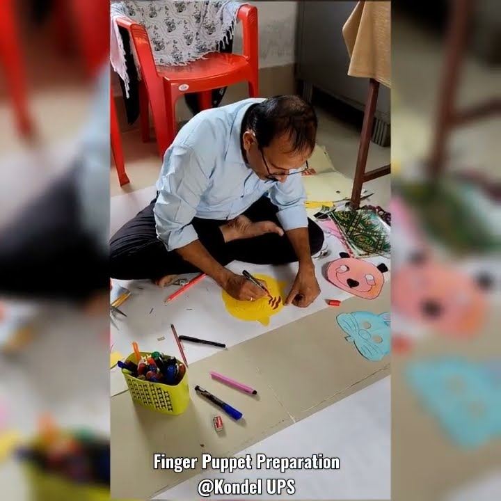 Finger Puppet Preparation @Kondel UPS #school #entertainment #puppets # ...
