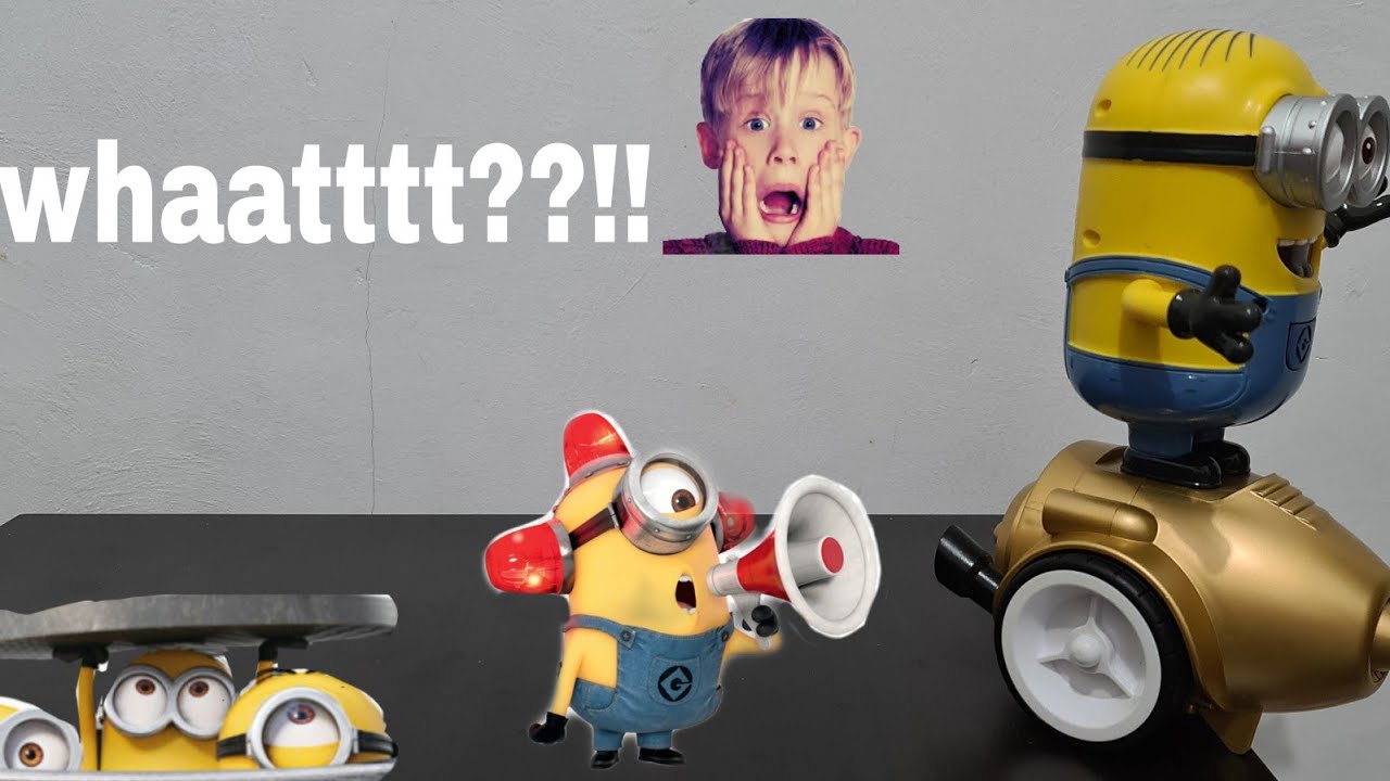 Jatuhhh??!!! 😱😱😱 Minion Dave Balance Car - YouTube