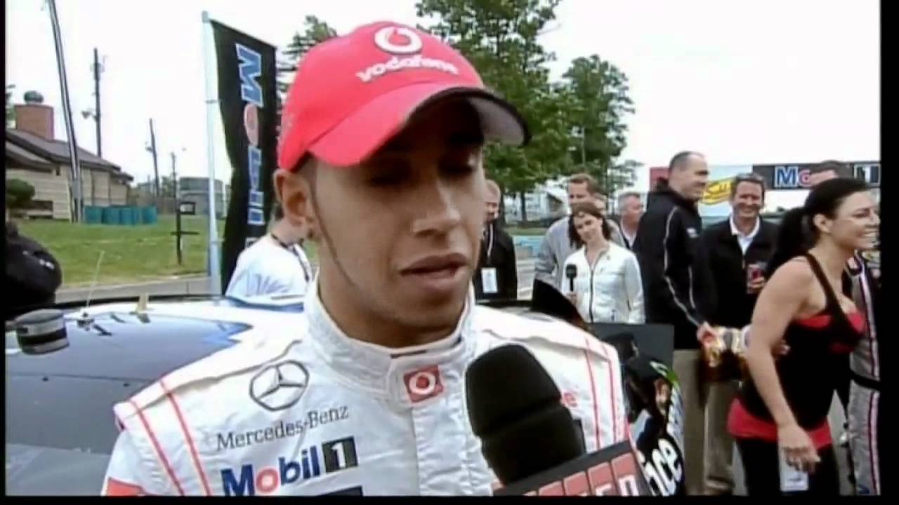 Lewis Hamilton tries Nascar - YouTube