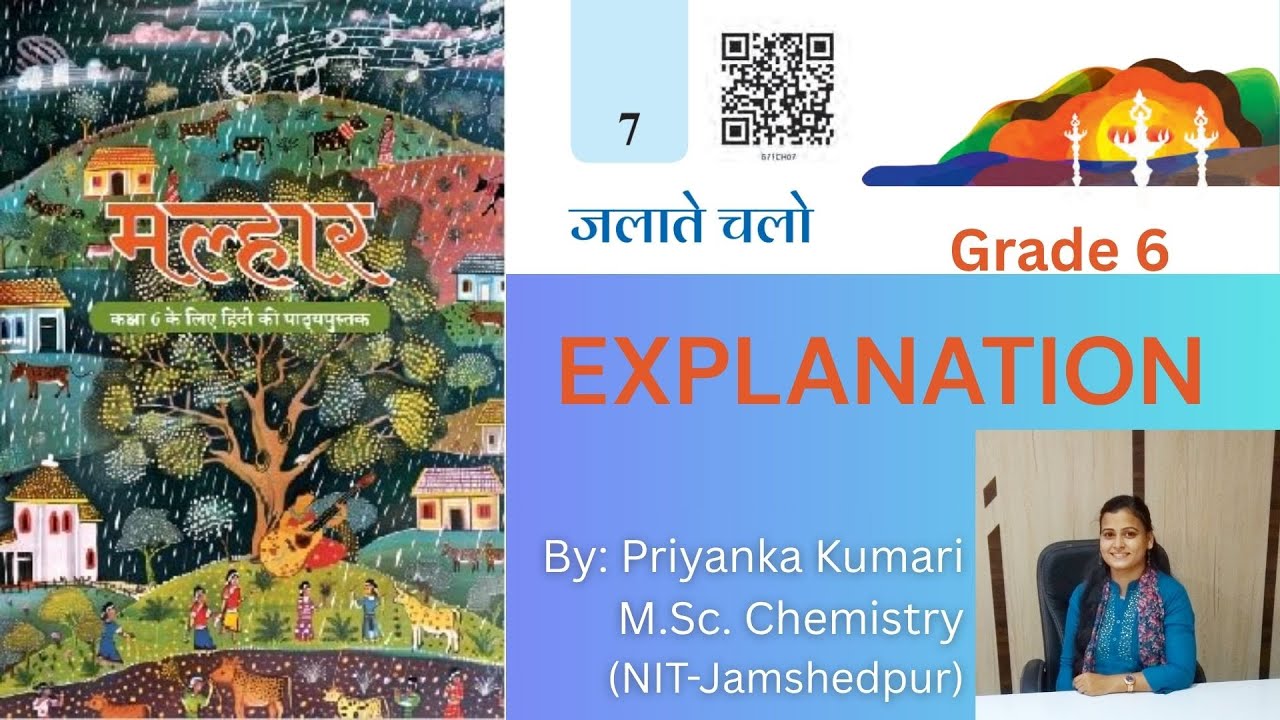 Class 6 Hindi | Malhar | Chapter 7 | जलते चलो - Explanation | NCERT ...
