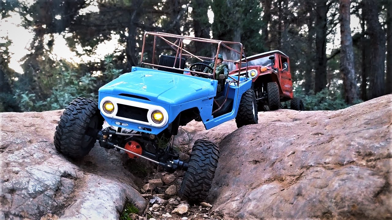 WPL C34 KM And C44 KM 1/16 Scale : Custom FJ Landcruisers Trail Run ...