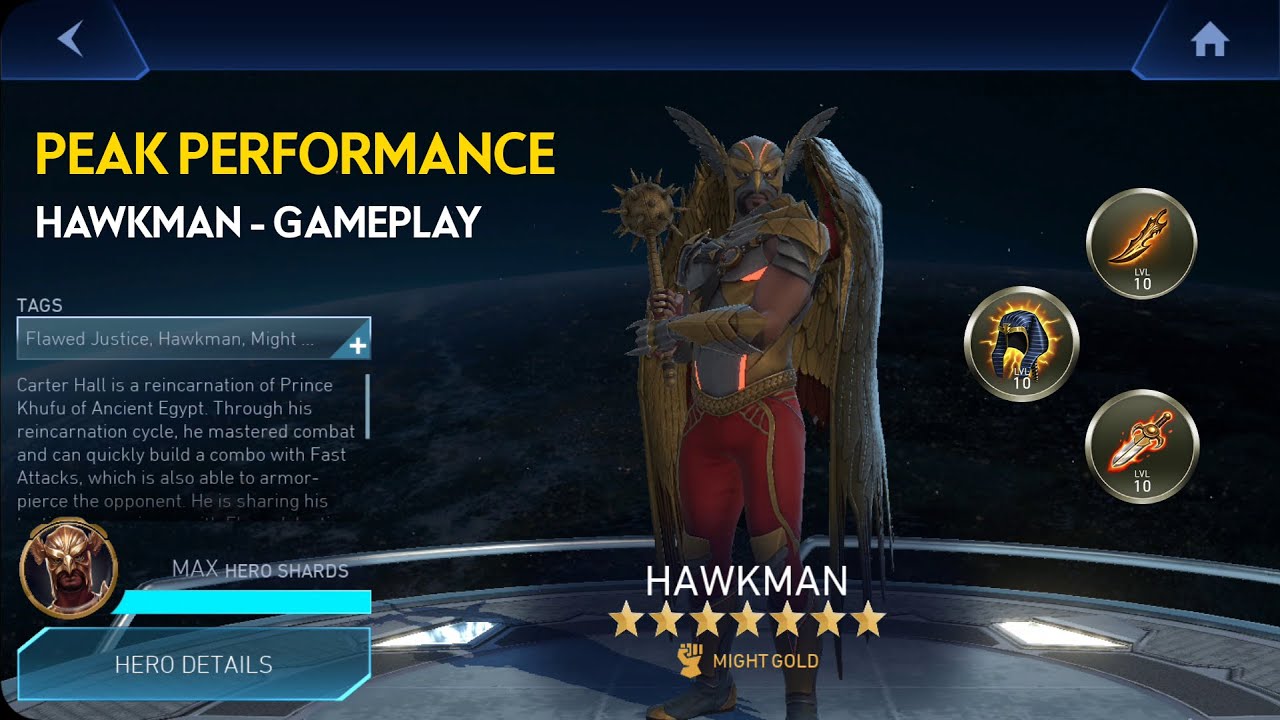 Peak Performance - Hawkman | Injustice 2 Mobile - YouTube