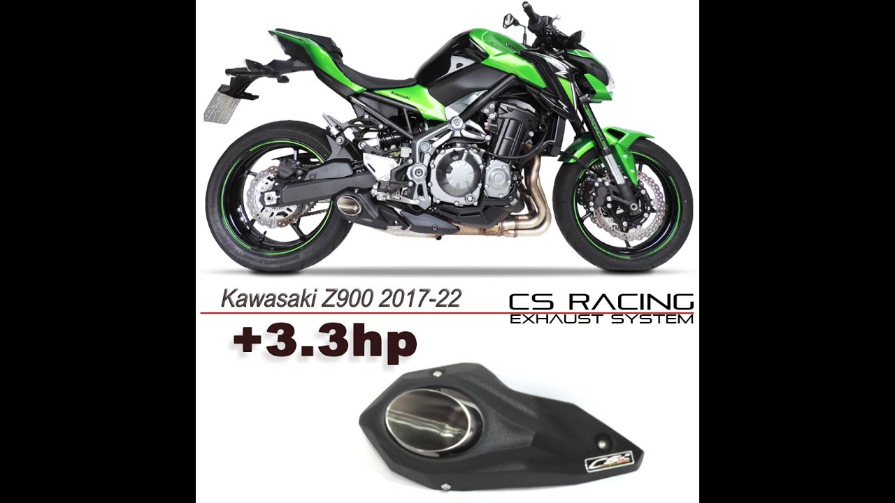 Kawasaki Z900 2017 - up CS Racing Slip-on vs Stock Exhaust - Dyno ...