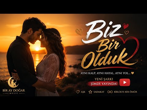 Biz Bir Olduk ❤️🌹 | Romantik Aşk Şarkısı | Bir Ay Doğar Music
