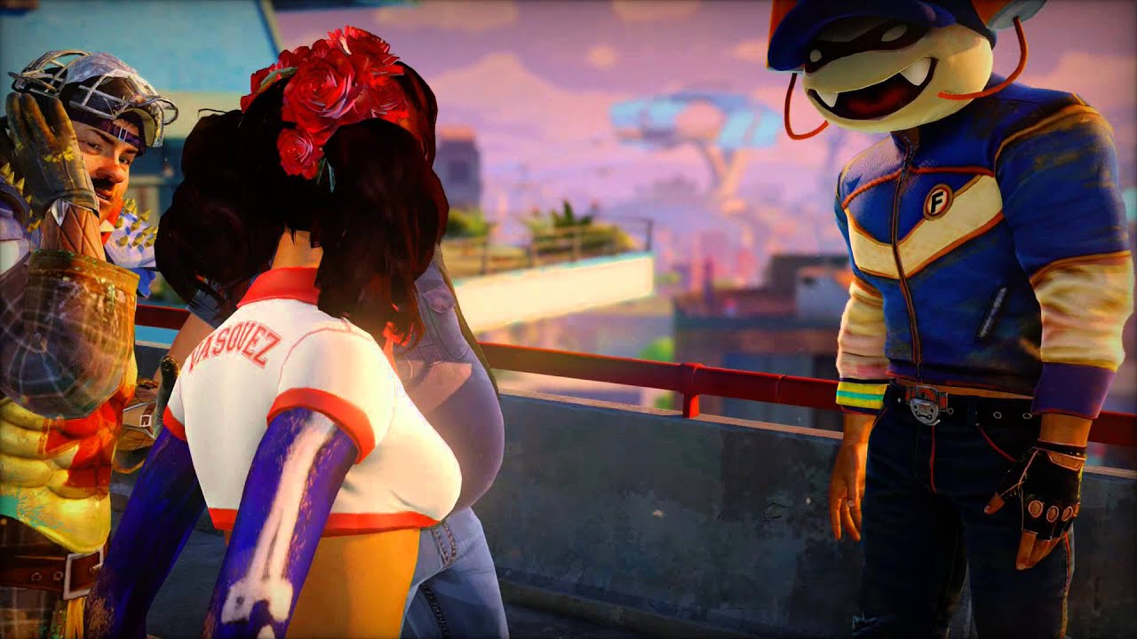 Sunset Overdrive - All Factions "Together We'll Take Fizzco Down" For Each Other Cutscene ...