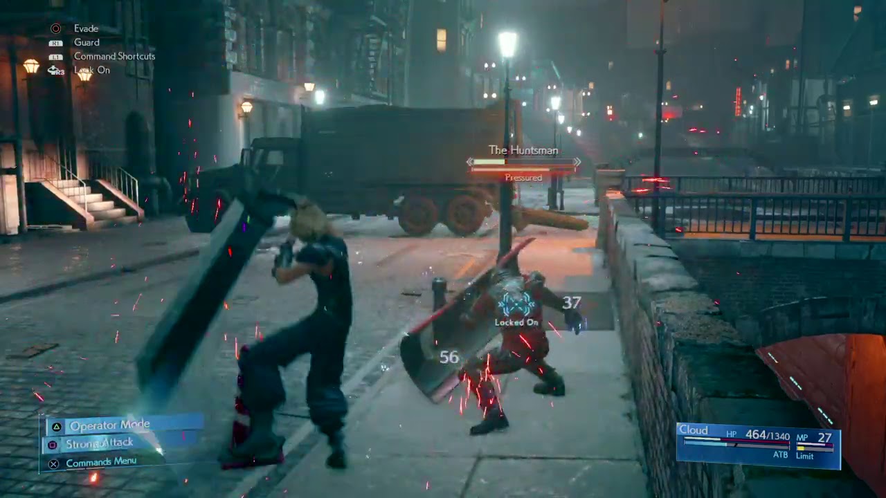 FINAL FANTASY VII REMAKE - Sector 8 Fight - YouTube