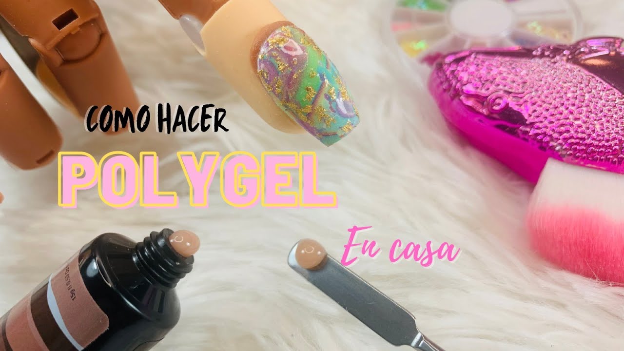 How to do Polygel at home/Como hacer Polygel en casa - YouTube