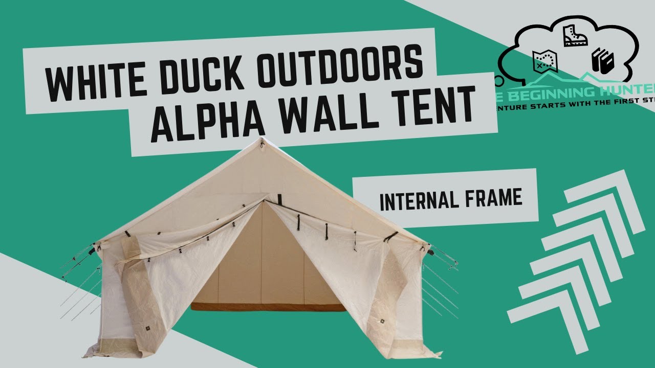 White Duck Outdoor Canvas Tent: Internal Frame - YouTube