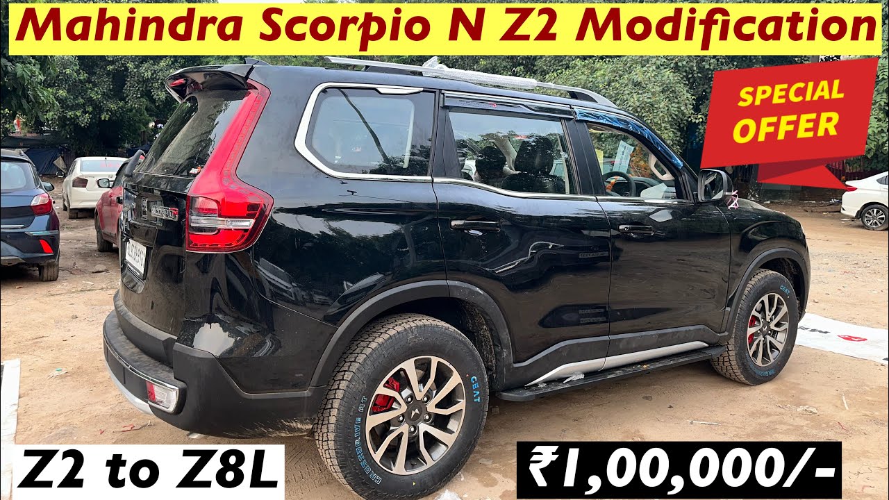 Scorpio N Z2 Modified in 1 Lakhs Scorpio N Z2 Modification with All ...