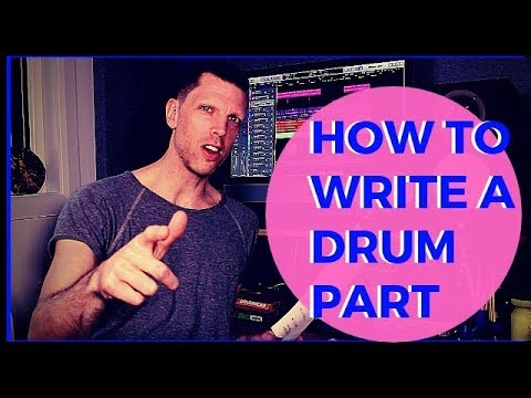 How To Write A Drum Part - Sheet Music & Backing Track - YouTube