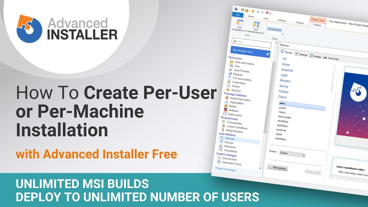 How to Create Per-User or Per-Machine Installation | Advanced Installer ...