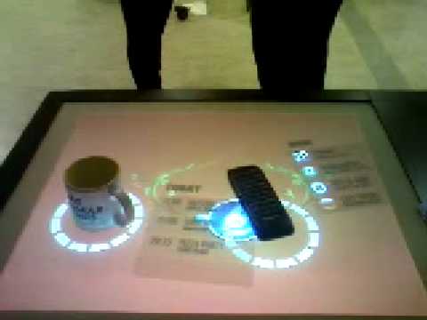 iTable - an interactive multi-touch table - YouTube