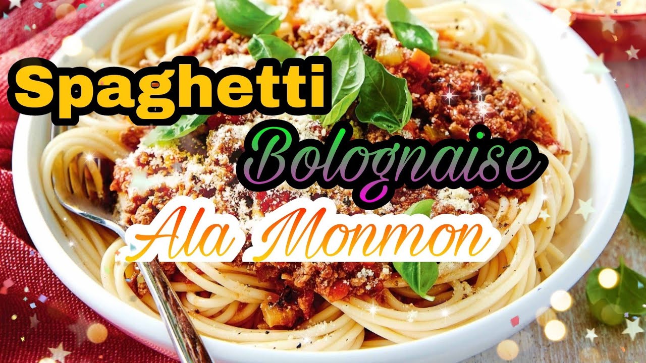 Spaghetti Bolognaise rasa indonesia - YouTube