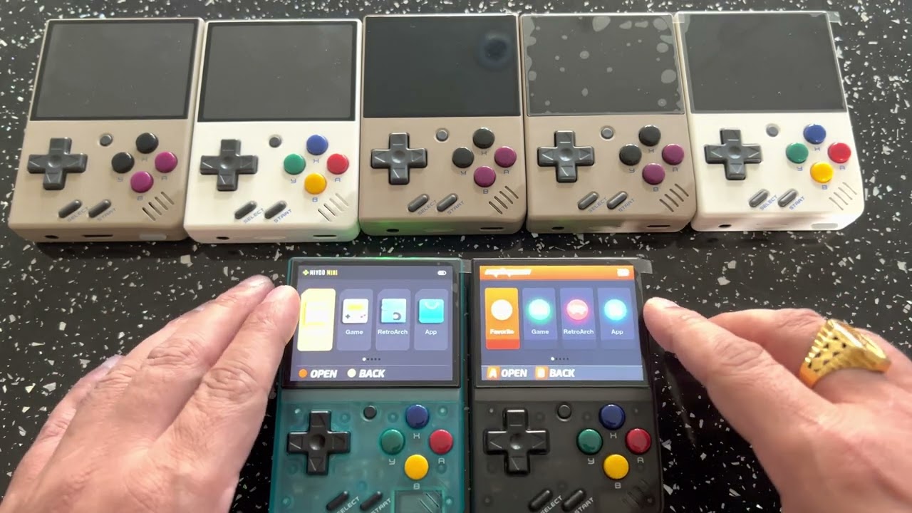 Miyoo Mini New latest Colors (Transparent blue & Black) - YouTube