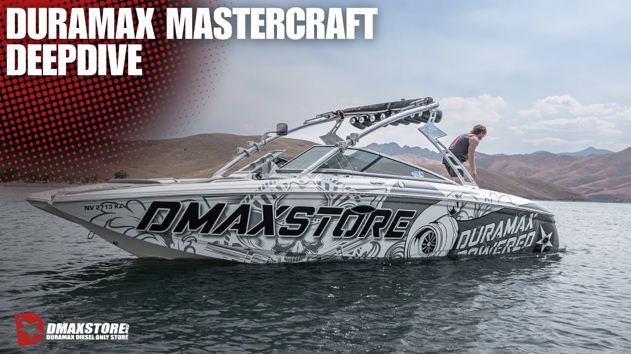 Duramax Swapped Mastercraft X80 Overview - YouTube