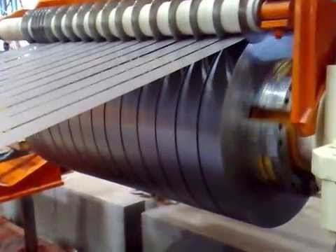Steel Coils Slitting Machine/High Speed Steel Coil Slitting Line - YouTube