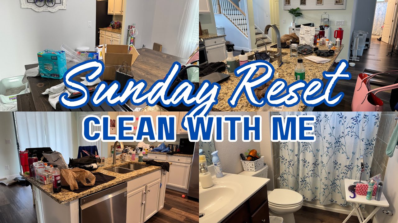 Sunday RESET | Clean With Me + Refresh | Cleaning Motivation - YouTube