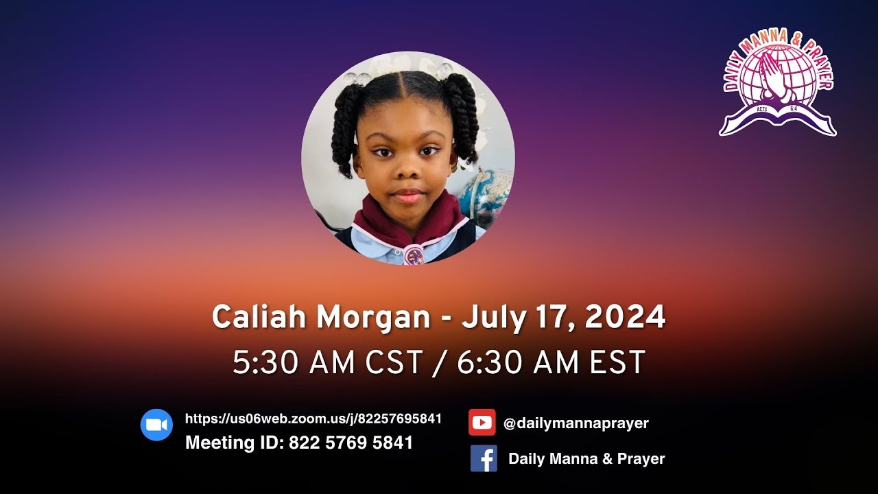 Daily Manna & Prayer July 17, 2024 - YouTube